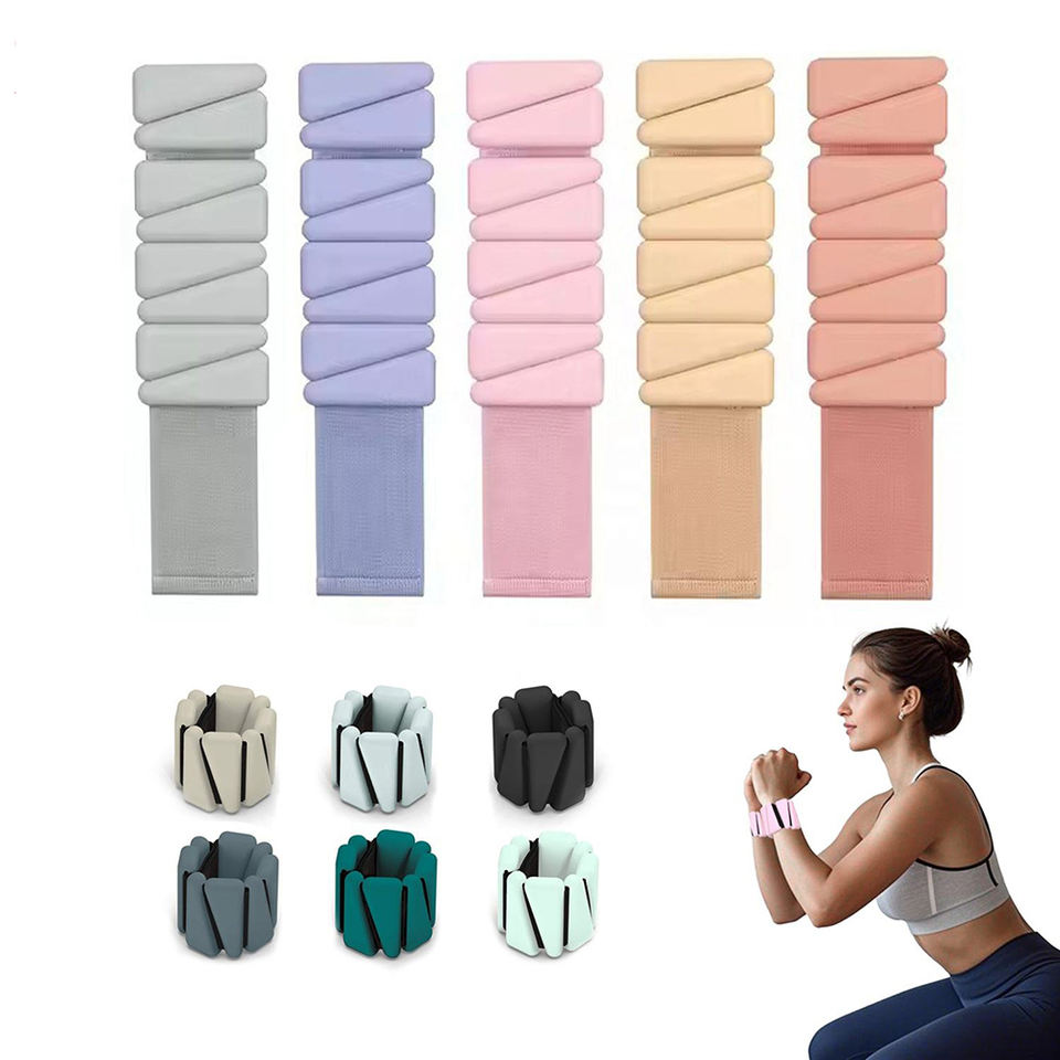 Silicone Iron Weighted Wrist Straps-Yoga & Fitness Training Wrist ...