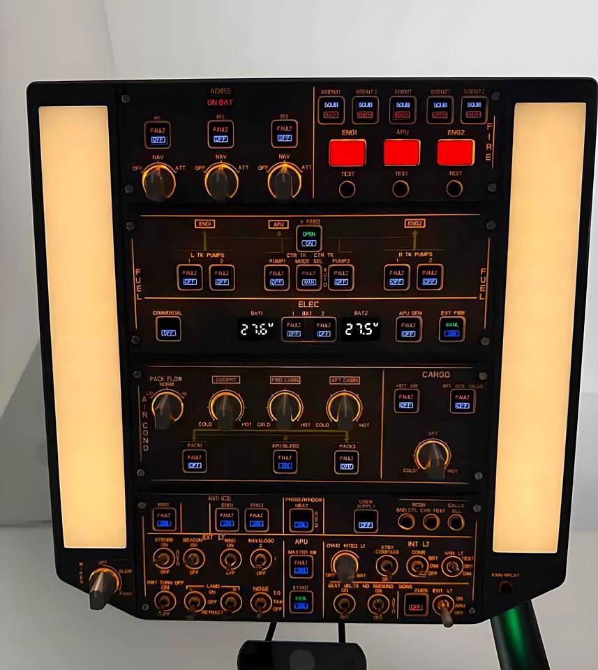 Airbus A320 OVERHEAD PANEL Simulation - Realistic Flight Peripherals