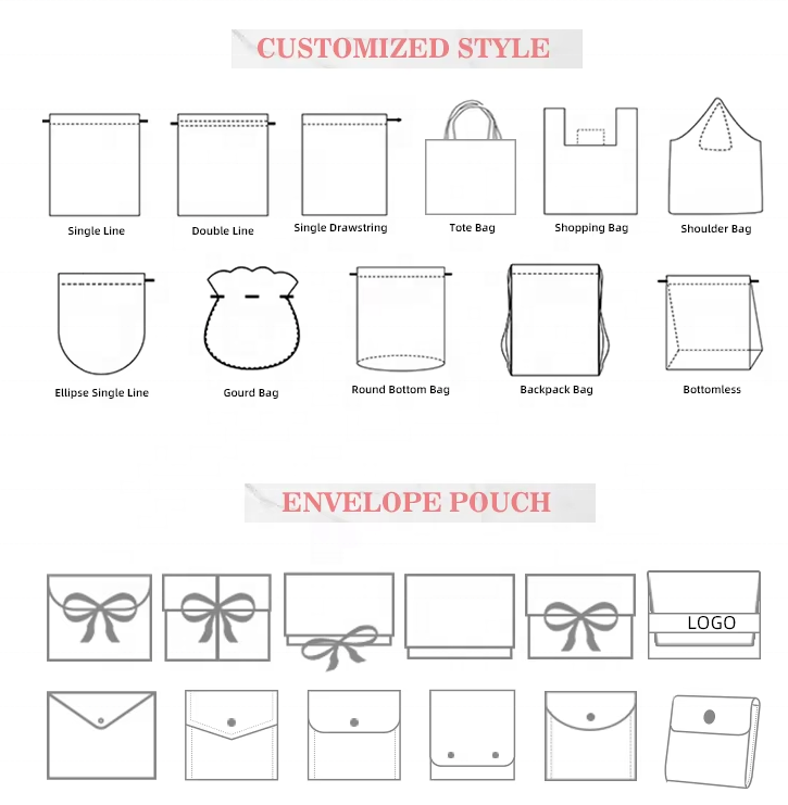 Green Velvet Pouches - Custom Logo Drawstring Bags