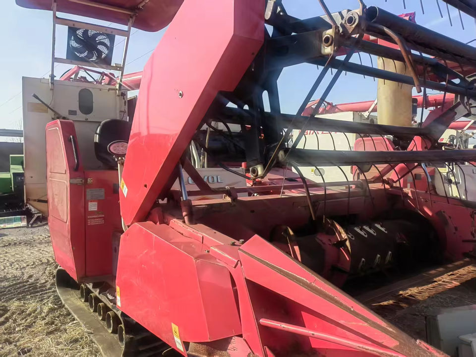 Popular Cheap Used Combine Harvester Semi-Automatic Diesel Engine for ...