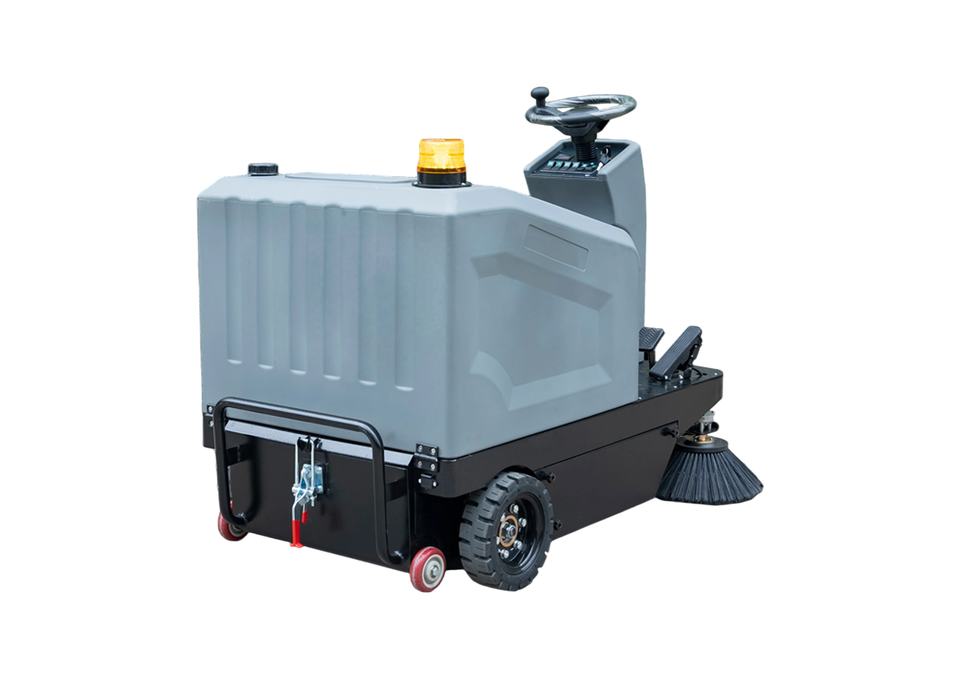 New Compact Ride-on Sweeper Side Brush Battery-Powered Self-Propelled ...