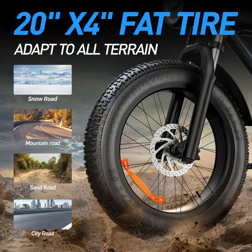 TOOFLY Ebike 1200W 7 Speed - Ultimate Fat Tire Mountain Bike