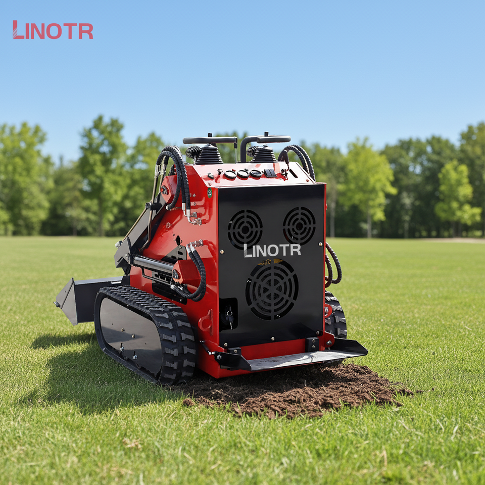 LINOTR Hot Sell Mini Skid Steer Loader CE Certified Gasoline Engine ...