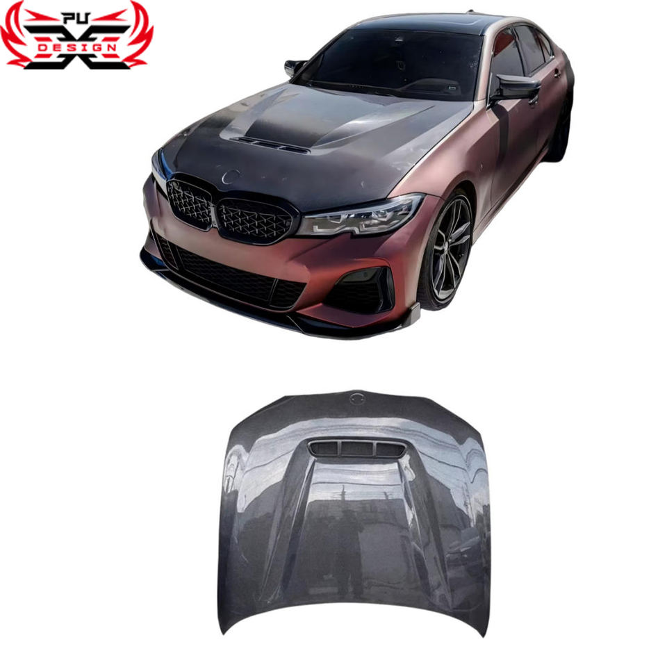 Engine Hood Bonnet CS Style Carbon Fiber Engine Hood Suitable Body Kit ...