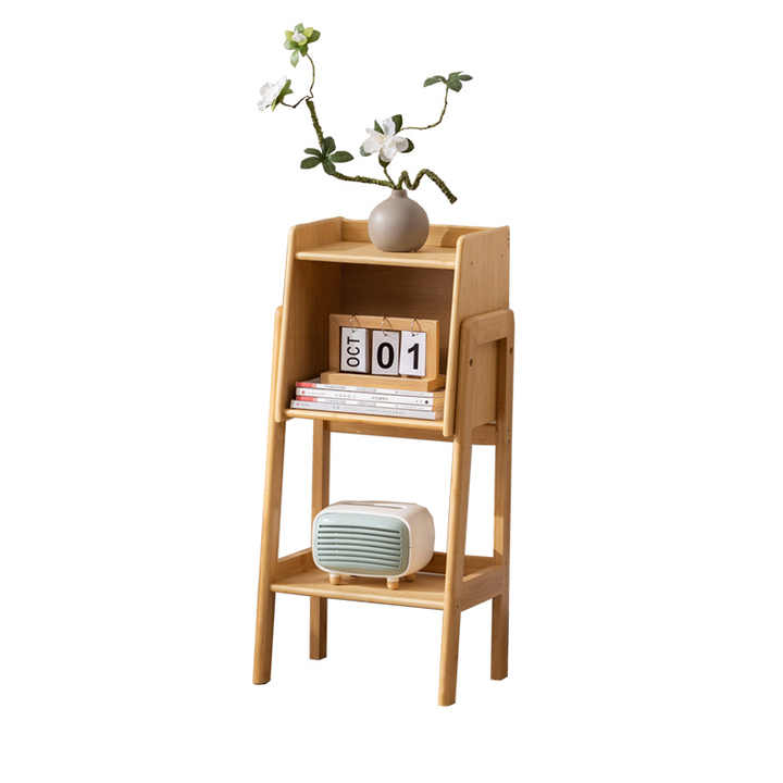 Multi-layer Cabinet Storage Cabinet Living Room Small Bookcase Bamboo ...