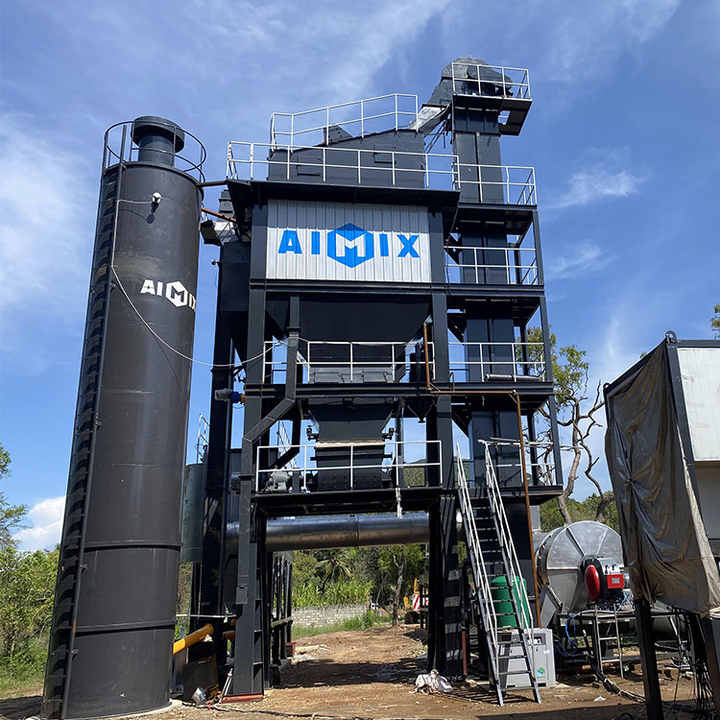 Aimix 80 Ton per Hour Hot Mix Asphalt Plant for Road Construction