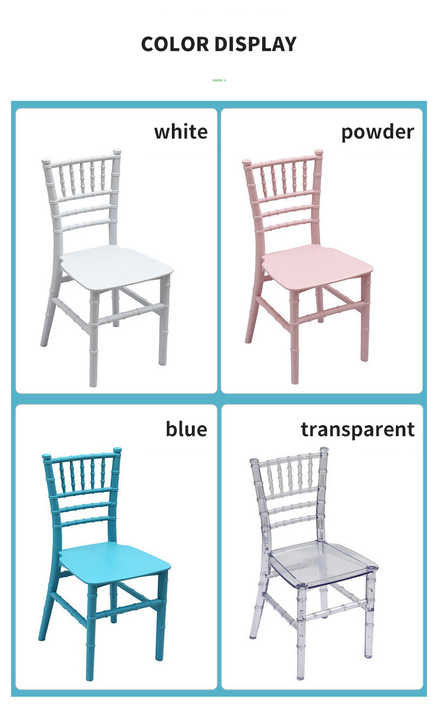 Modern Wedding Party Resin Plastic Chairs - Durable & Stylish