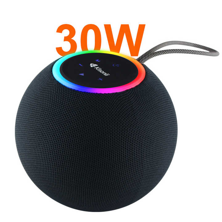 Kisonli K6 30W Bluetooth Portable Home Theater Speaker System with RGB ...