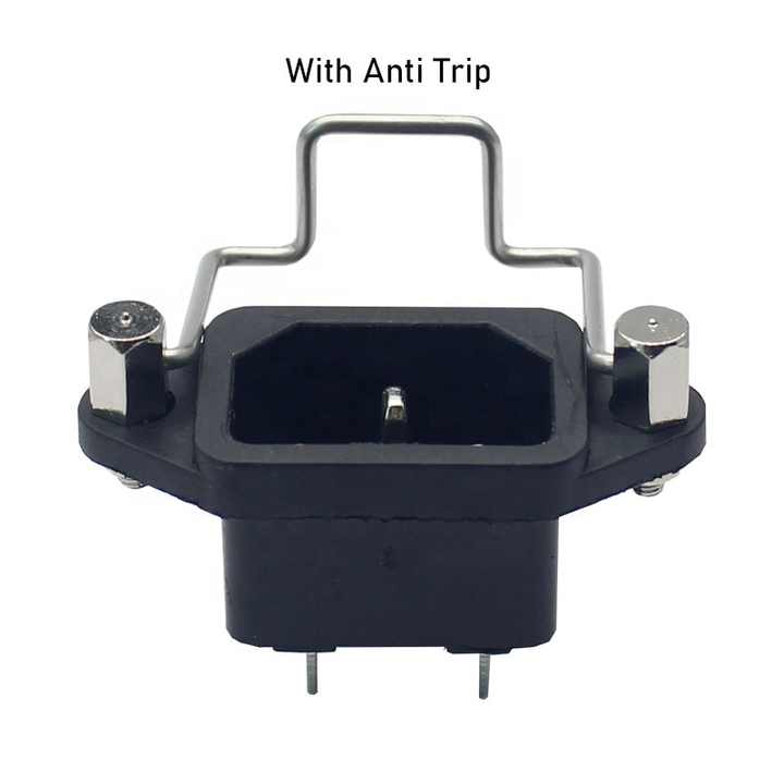 C14 Locking Power Socket - 250V 10A Panel Mount - ODM | Wholesale