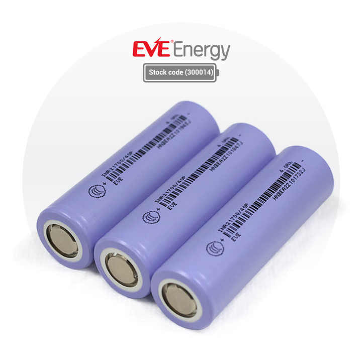 EVE 21700 40P Battery - 4000mah Power for Tools & Robots