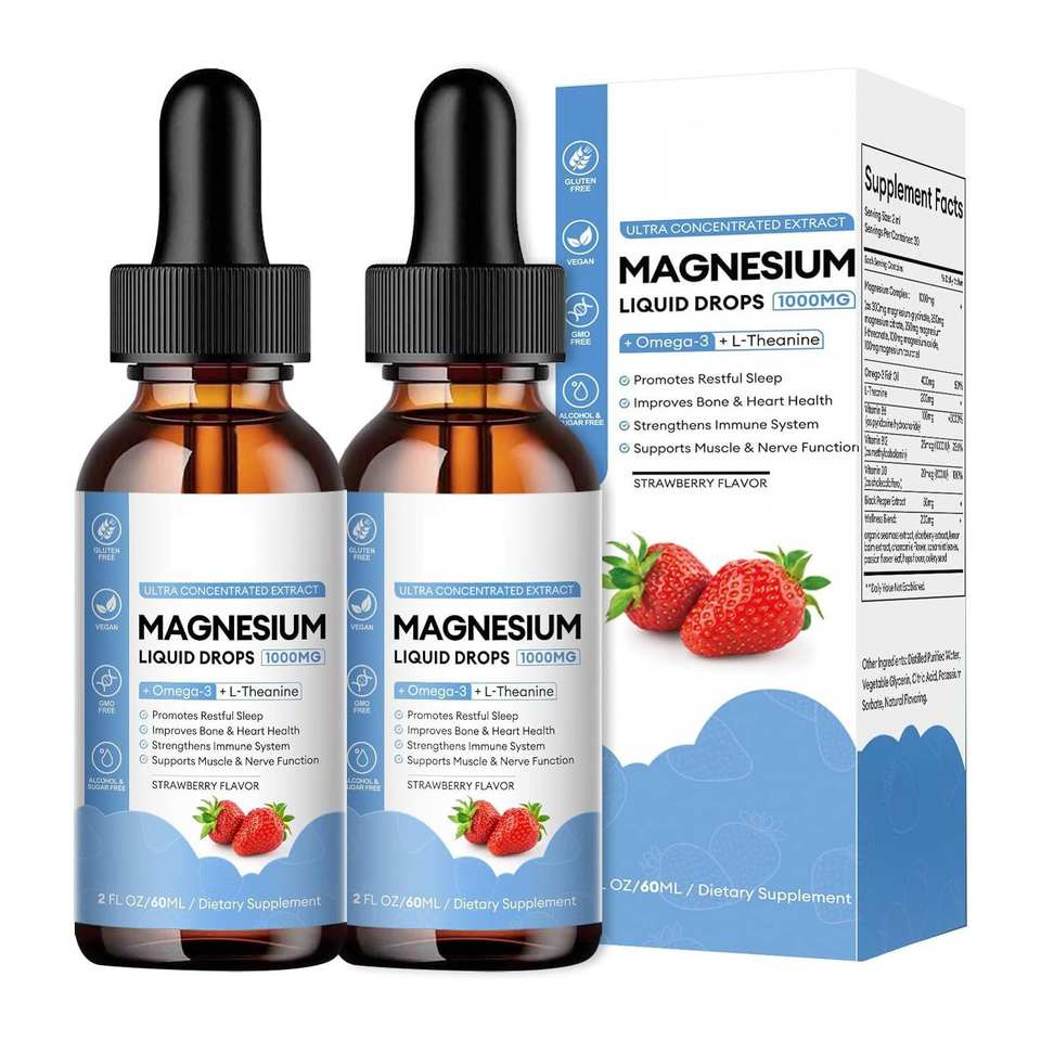 Blends Magnesium Drops Magnesium Glycinate Drop and Calming Herbal to ...