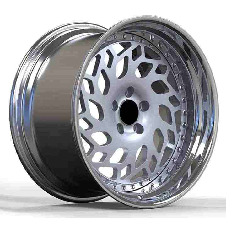 Customizable 2 Piece Wheel 20" 21" 22" 23" 24" 26" Inch Multi Spoke ...