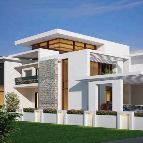 250m2 House - Modern Prefab Villa with Durable Materials