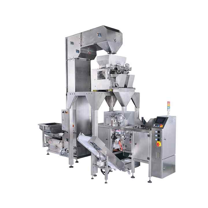 Automatic 2 Head Linear Weigher Packing Machine Rice Coffee Bean Powder ...
