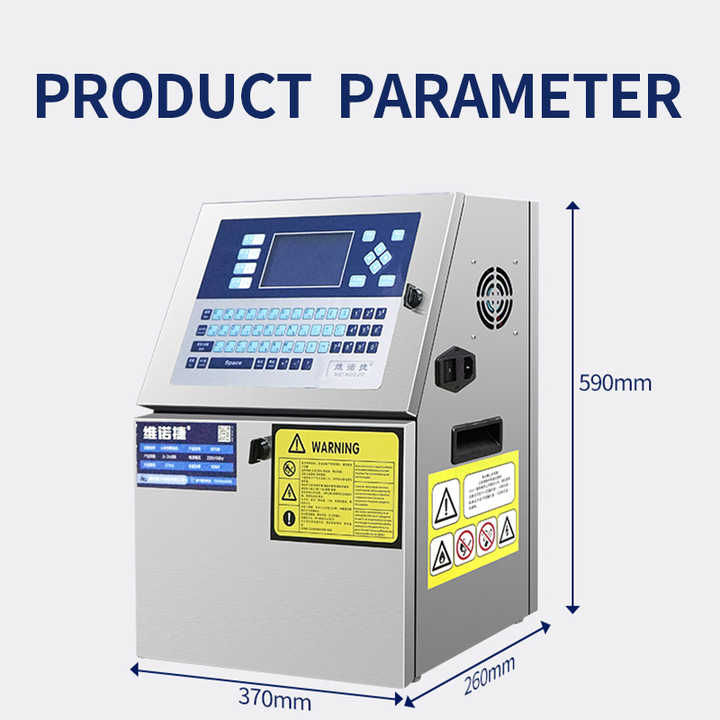 Industrial Cij Continuous Inkjet Printer - High Productivity