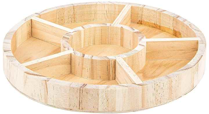 Custom Wooden Sorting Tray Grid Display Wood Divided Organizer Tray ...