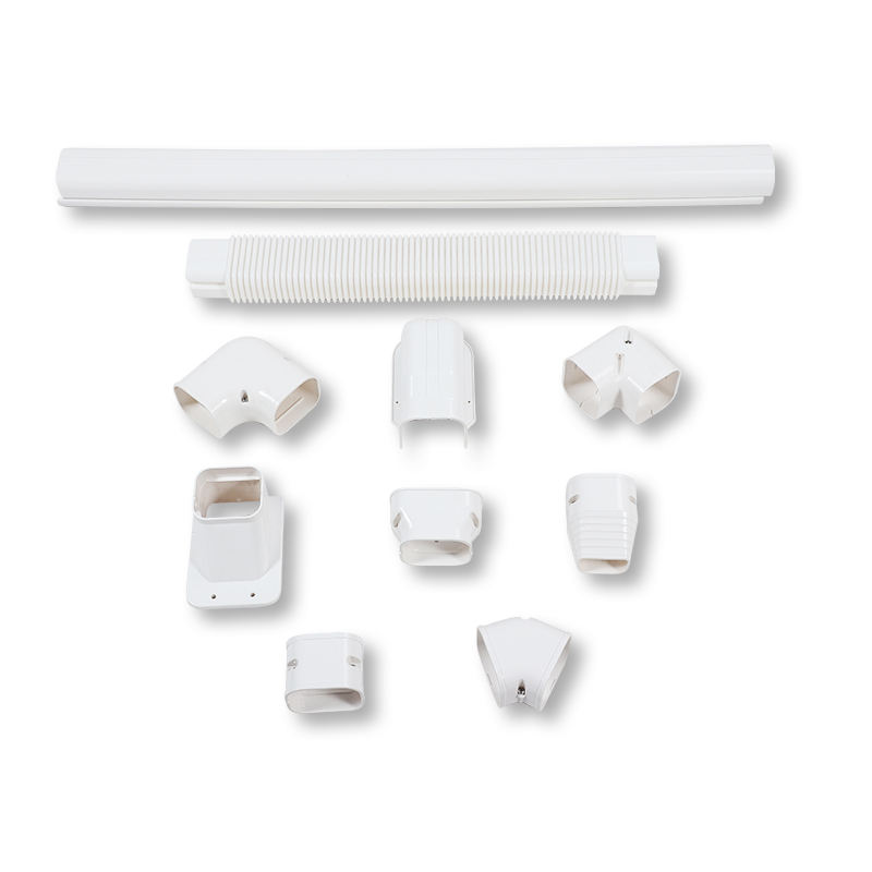 HVAC PVC Decorative Outdoor Air Conditioner Line Set Cover ABS Plastic ...