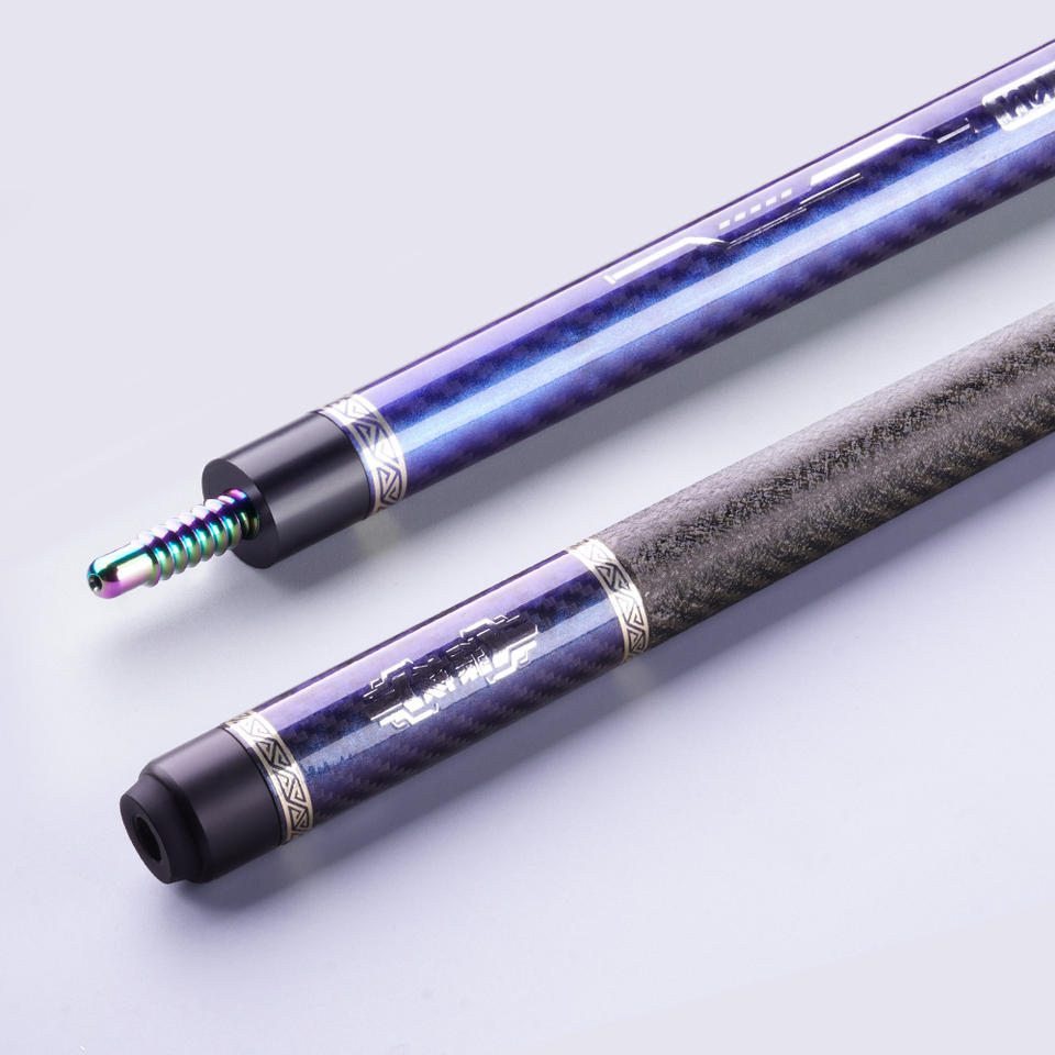 Robust 1/2-Pc 12.5mm Tip Anti Deformation Carbon Fiber Pool Cue Break ...