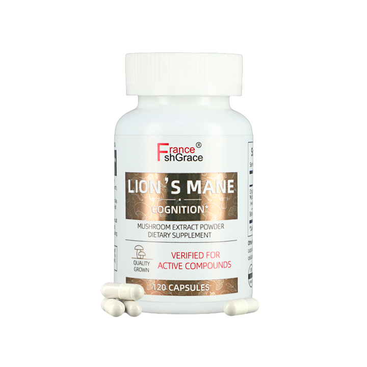 Lion Mane Mushroom Cognition 120 Capsules Lions Mane Mushroom Brain ...