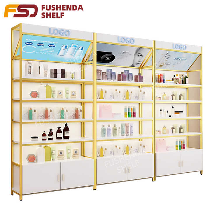 Light Duty Single-Sided Supermarket Shelves Metal Gondola Display Rack ...