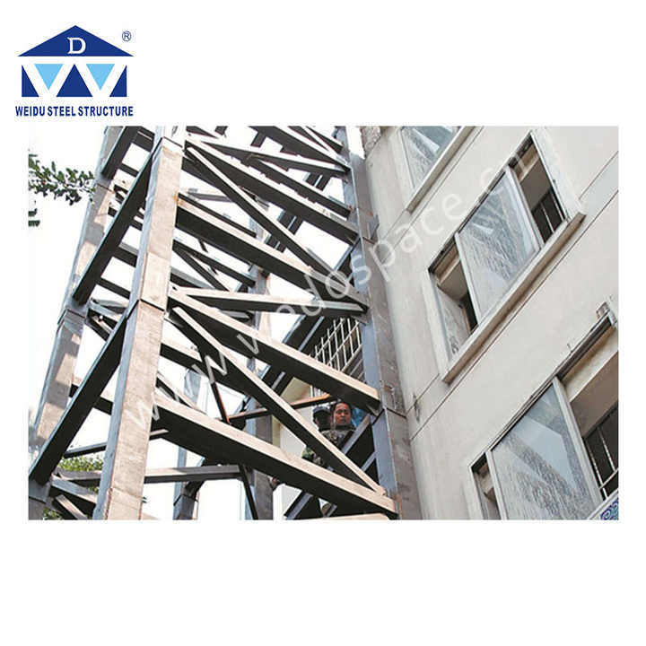 การติดตั้งโครงสร้างเหล็กลิฟต์แสงกรอบโค้ง| Alibaba.com