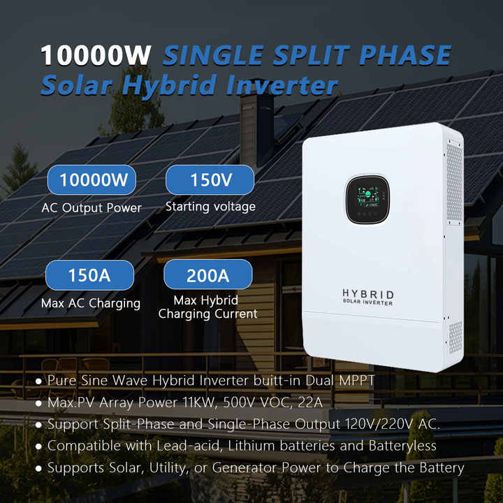 Y&H 10KW Hybrid Inverter - Reliable off-Grid Power Solution