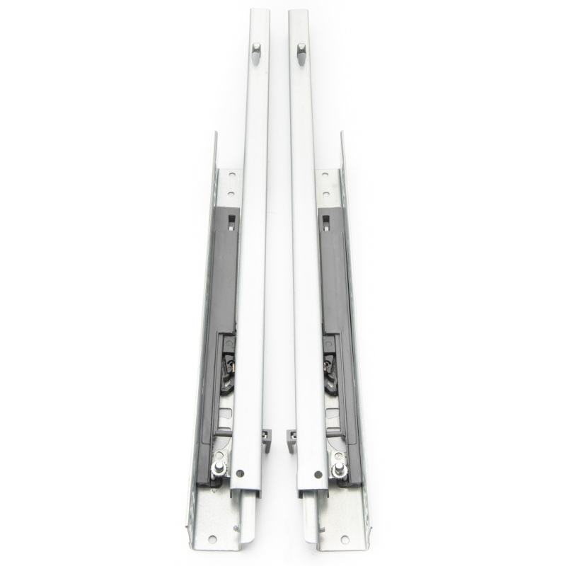 201 Stainless Buffer Slide Rail for Wardrobe Furniture 45mm Width Steel ...