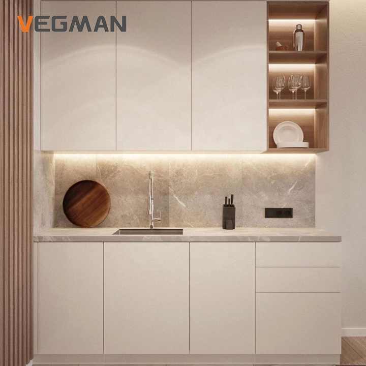 VEGMAN Melamine Kitchen Cabinets - Perfect for Apartments