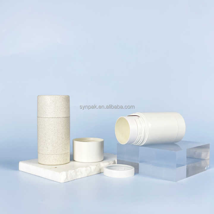 45 Ml ECO Empty Refillable Deodorant Container - Kraft Paper Inner Barrel