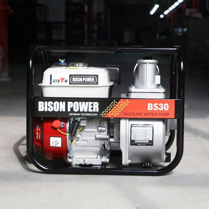 BISON China 6.5HP 3 inch High Pressure Injection Farm Agricultural Irrigation Gasoline Petrol ...