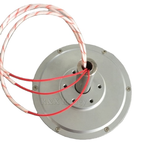 Axial Flux Three Phase Coreless Permanent Magnet Generator 5KW High RPM ...