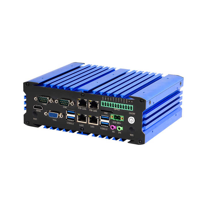 Embedded Mini Industrial PC I7 with RS232 Dual Core 64GB