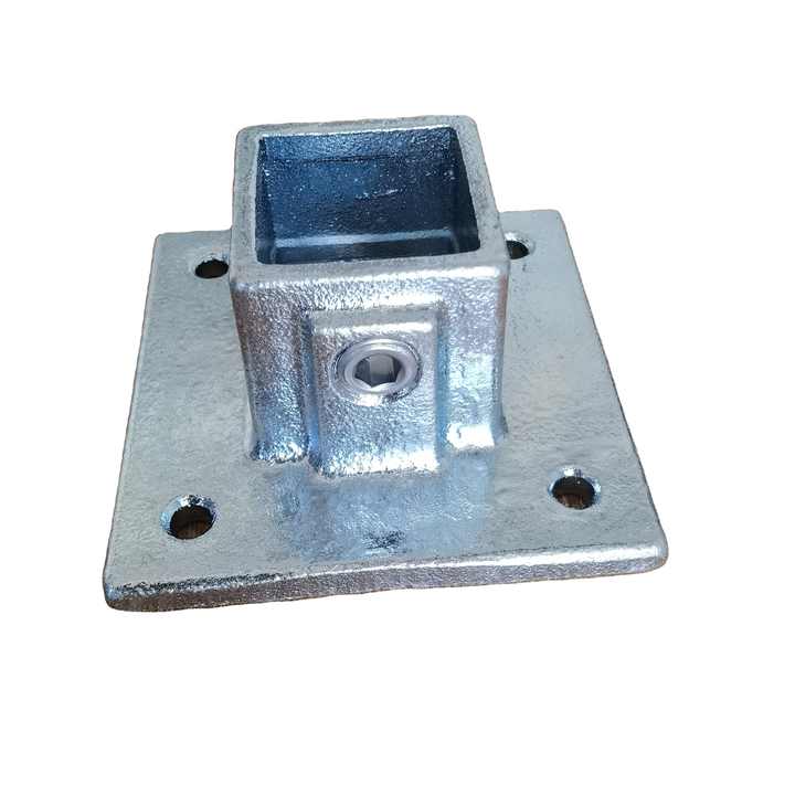 40mm Square Tube Connector - Durable Key Clamp Fitting