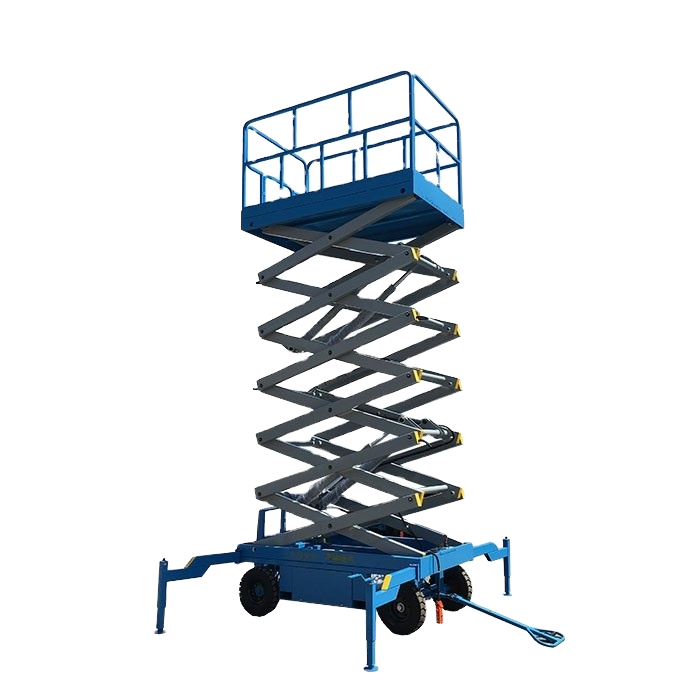 Mobile Self-propelled Articulated Hydraulic Scissor Lift 100kg 4 Meter ...