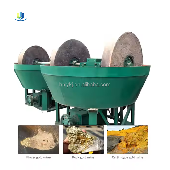 Factory Supplier Round Mill Gold Ore Grinding Equipment New Type Two ...