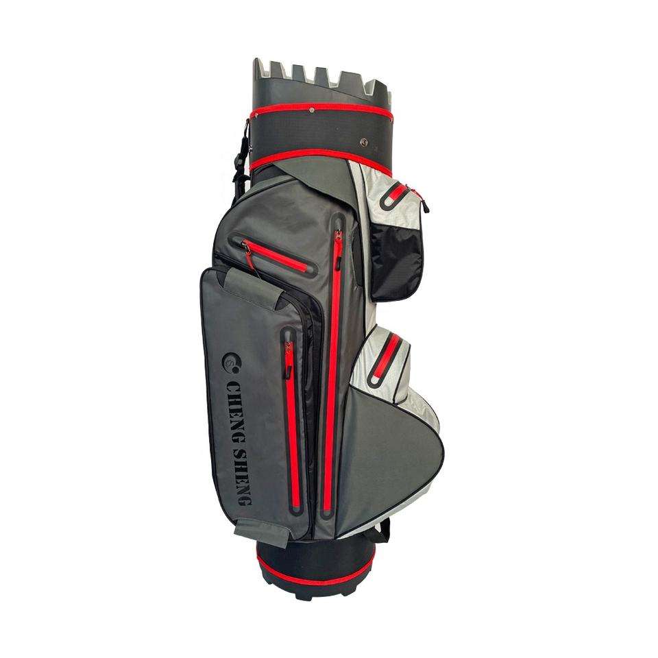 2023 New Design PU Leather Lightweight Portable Golf Staff Bag for Men ...