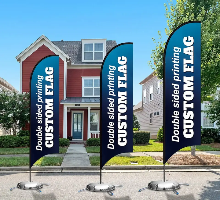 Gahumi Outdoor Advertising Feather Flag Flying Wind Beach Flag ...