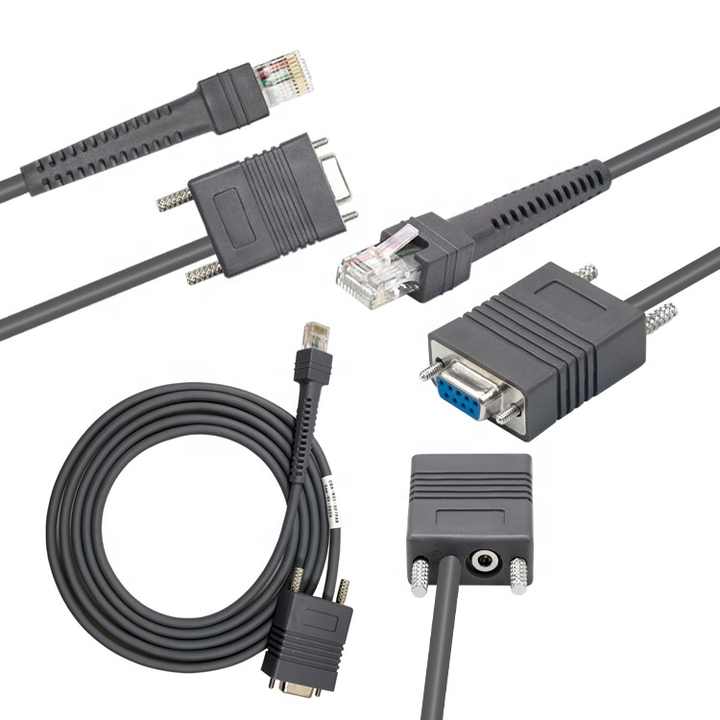 Cba-r01-s07par Db9 Rs232 Scanner Cable For Zebra Symbol Ls2208 Ls9208 ...