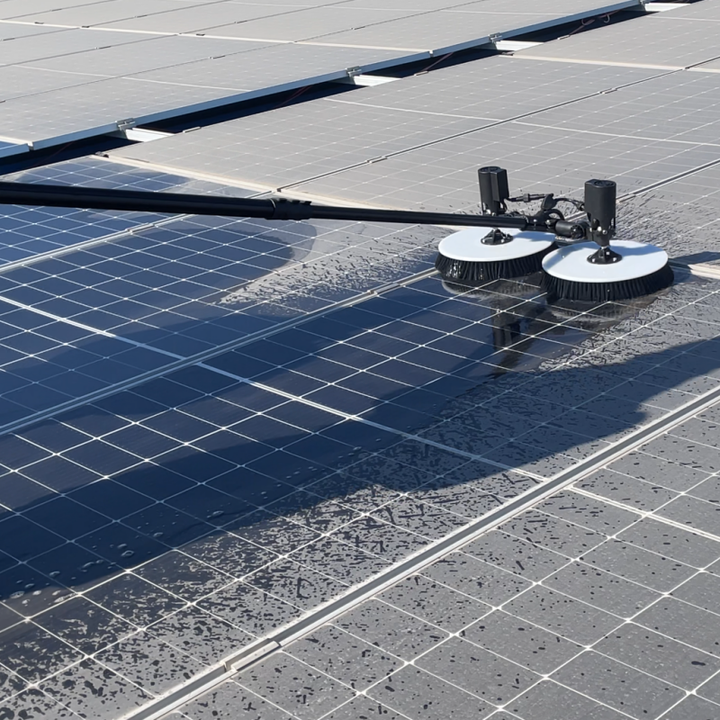 SUNNOVA N2 Lightweight Dual Head Solar Panel Cleaning Machine Efficient ...