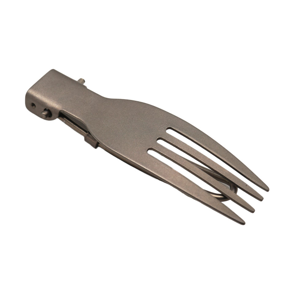 Bite-Safe Titanium Utensil | Medical-Grade Pure Titanium Folding Fork ...