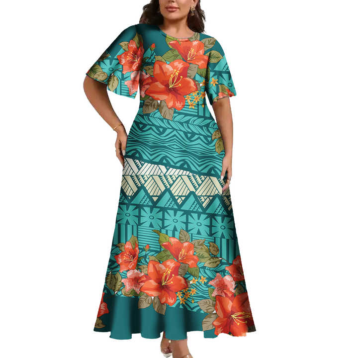Custom Polynesian Tribal Plus Size Dress Stylish Dresses for Women ...