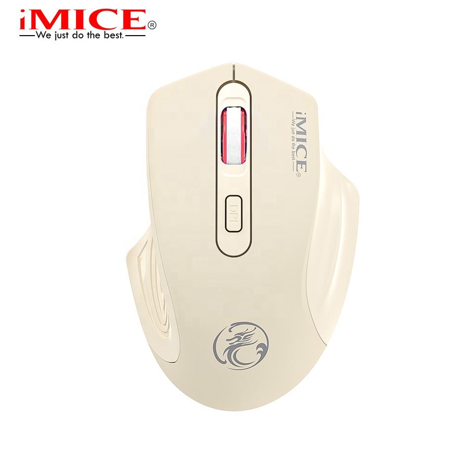 IMICE G1800 Rechargeable Wireless Mouse with 2.4G Nano Receiver, 4 ...
