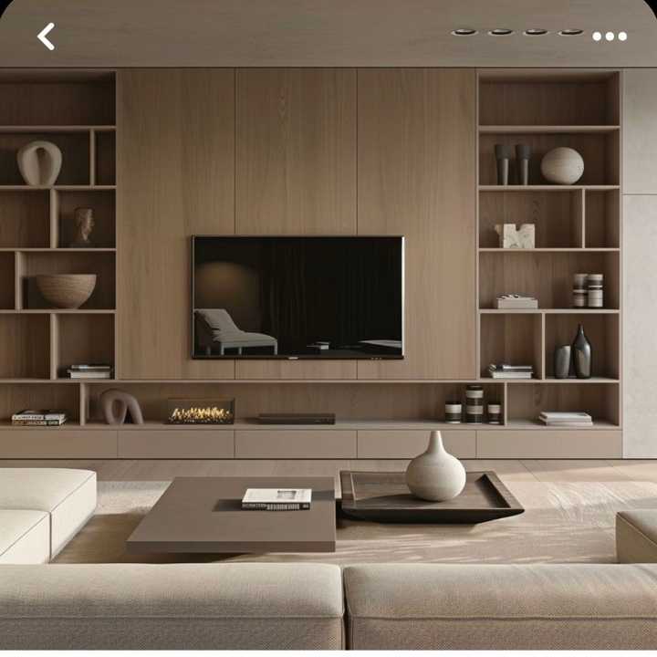 Custom Design Whole Wall Mounted TV Unit Stands Smart Living Room ...