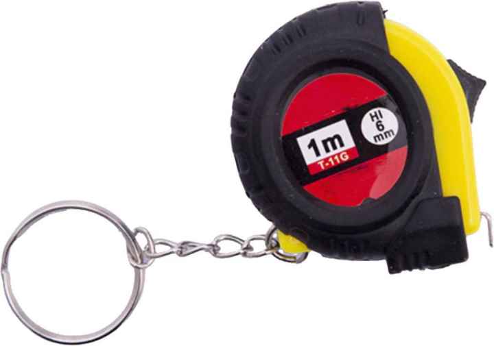 Custom Logo Mini Tape Measure 1M Thick-Holed Steel with ABS Plastic ...