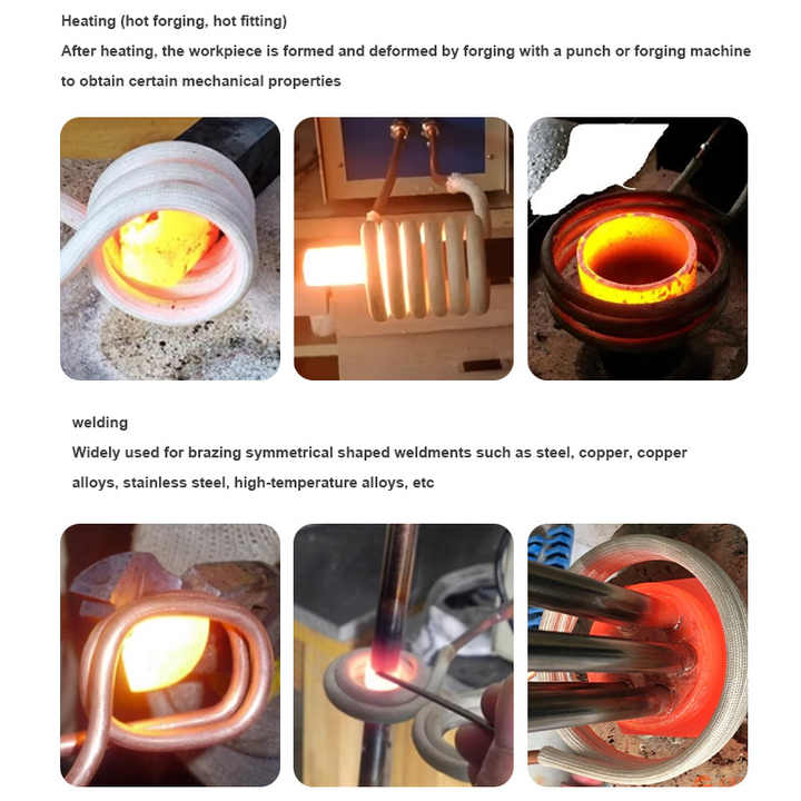 20/15KW Induction Heater Induction Heating Machine 220V Metal Smelting Furnace High Frequency ...