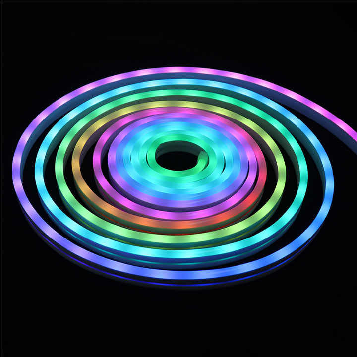 Addressable RGBIC Neon Strip Lights DC12V 24V IP67 Waterproof WS2811 ...