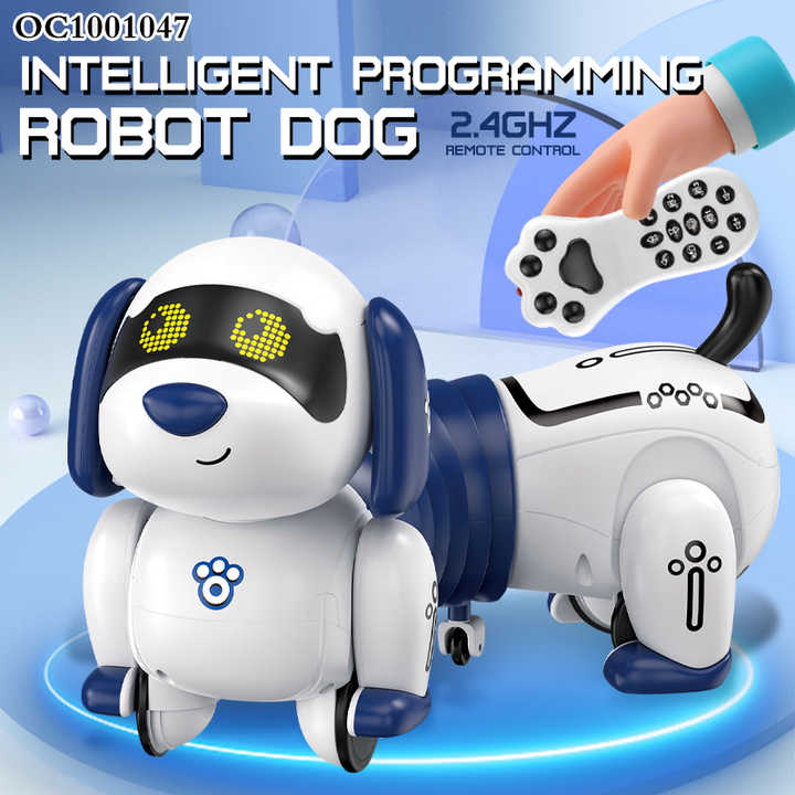 RC Intelligent Dachshund 2024 New Smart Remote Control Robot Stunt Dog ...