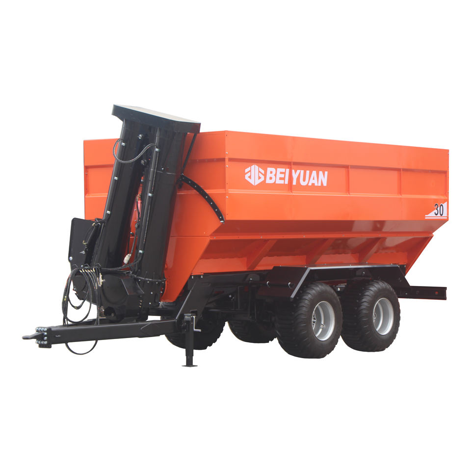 30m³ Grain Wagon Tractor Trailed-2026 New Grain Trailer with Folding ...