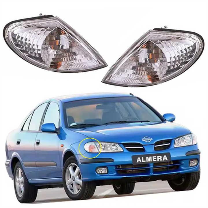 Head Light TURN SIGNAL Corner Lamp Headlight Assembly for Nissan Sunny ...