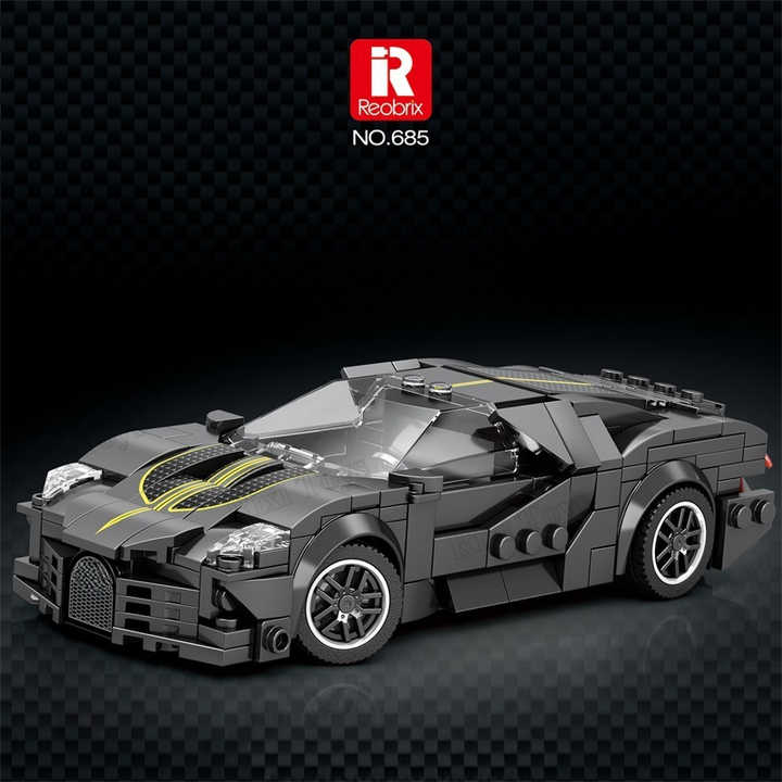 Reobrix 2025 New MOC City Speed Racing Sports Car Model DIY Assembly ...